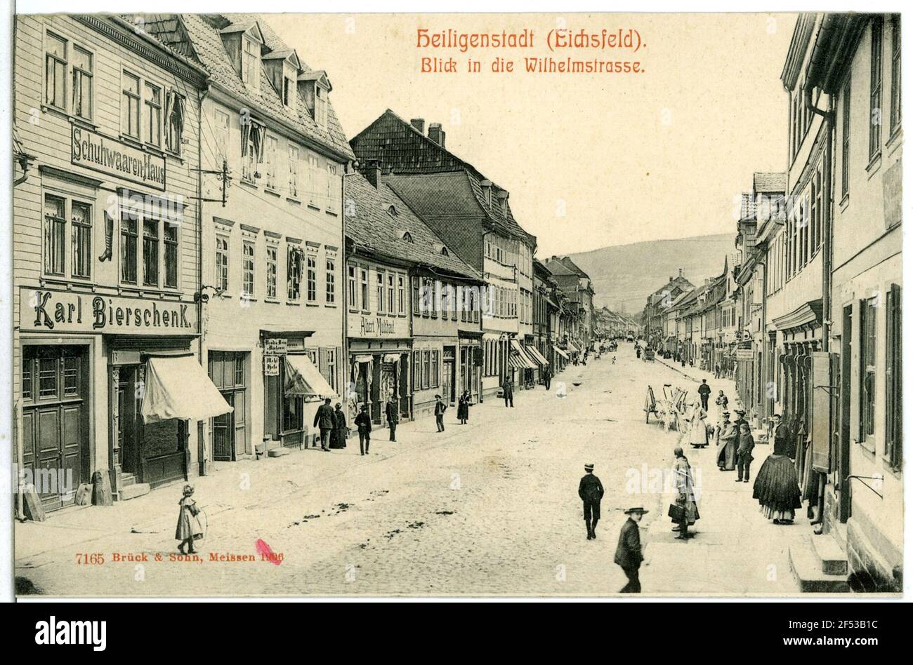 Wilhelmstraße Heiligenstadt. Wilhelmstraße Stock Photo - Alamy