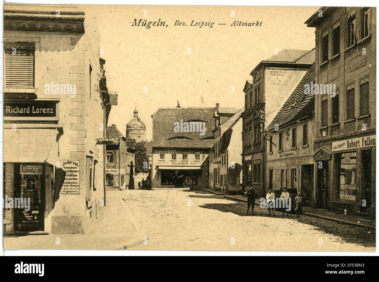 Old market street Cut Out Stock Images & Pictures - Alamy