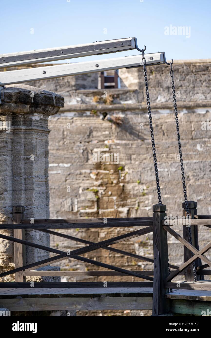 Image of a bridge to a fort Stock Photo - Alamy
