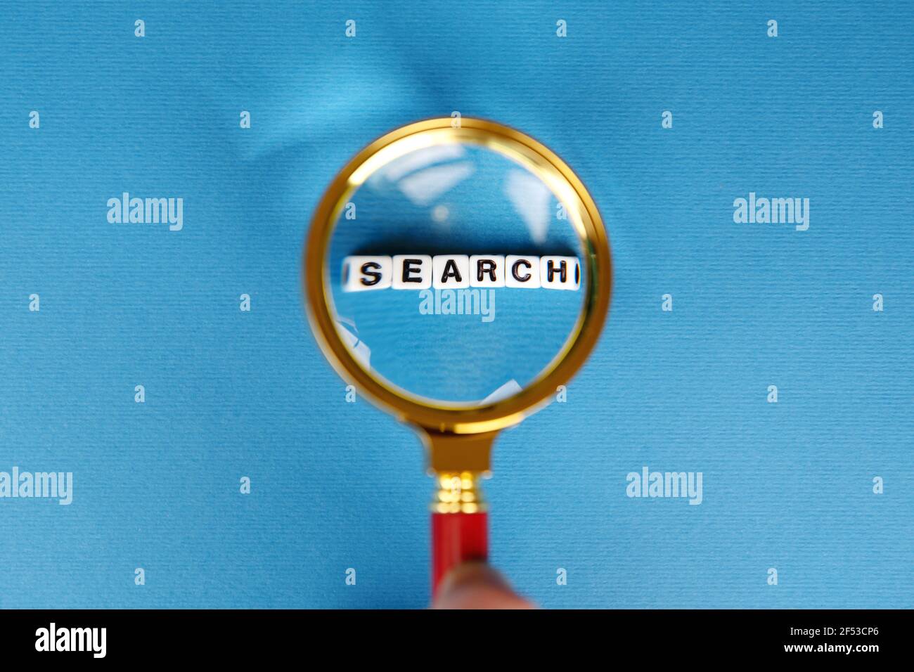Magnifying glass success word hi-res stock photography and images - Alamy