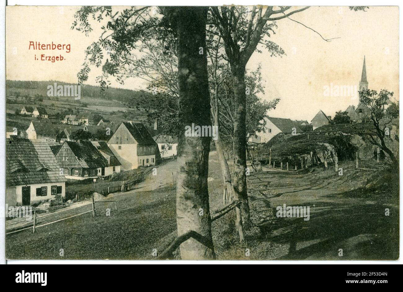 View to altenberg in erzgebirge hi-res stock photography and images - Alamy