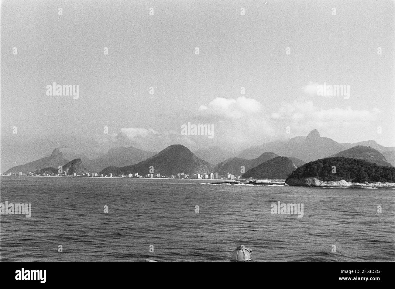 Travel photos Brazil. Entrance of passenger ship "Cap Arcona" in Rio de ...