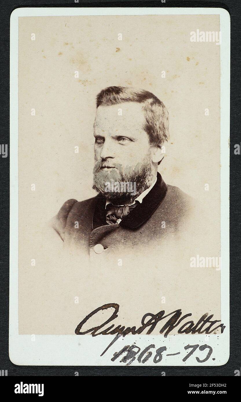 Portrait of August Walter Stock Photo - Alamy