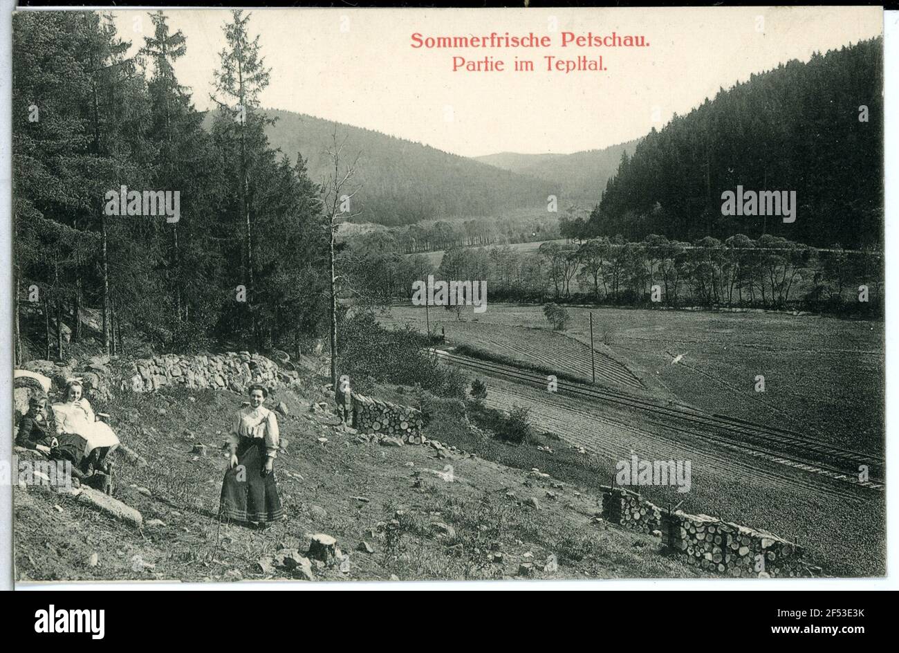 In the tartal Petschau. Im Tepltal Stock Photo - Alamy