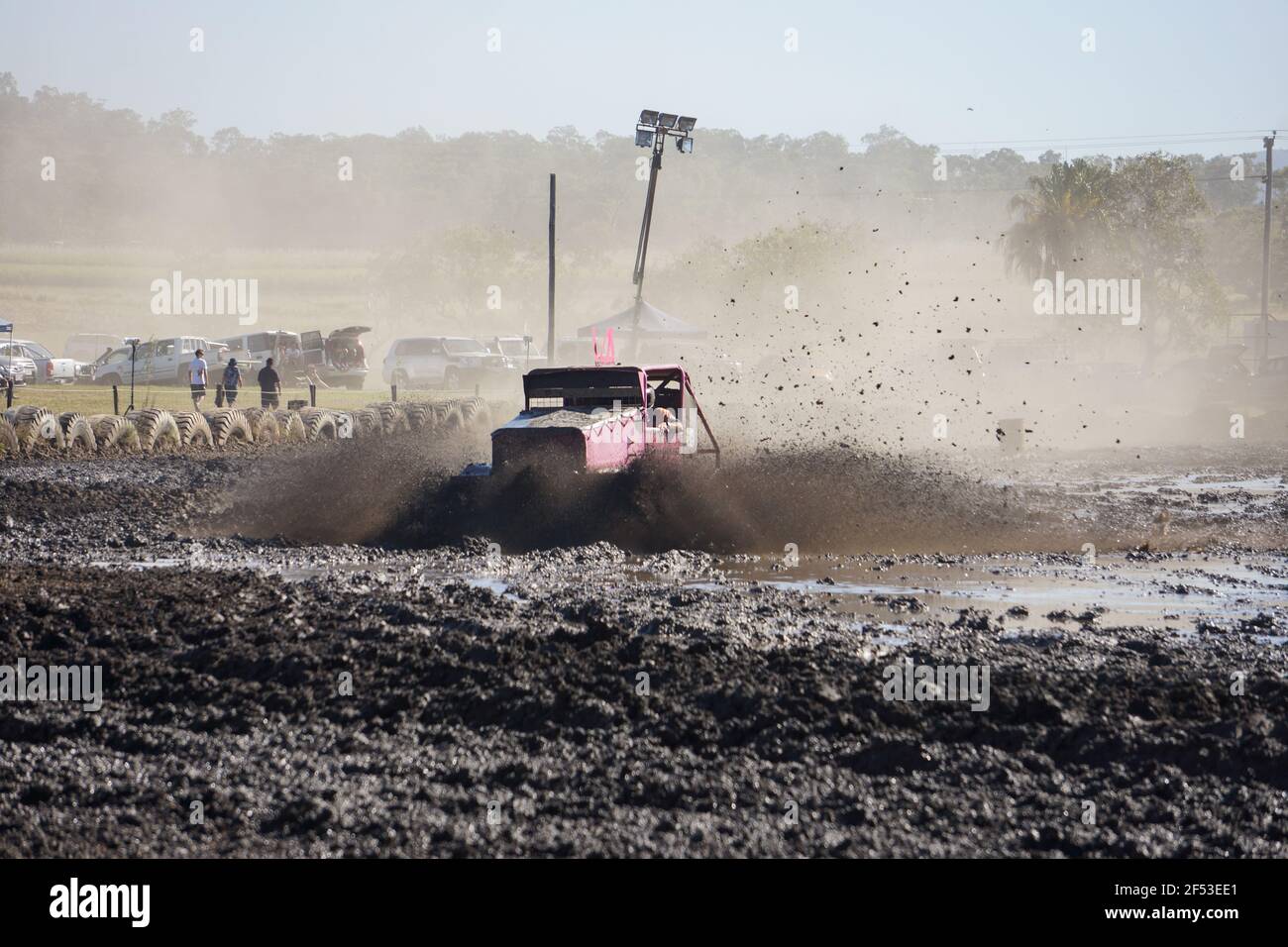 Pink truck hi-res stock photography and images - Alamy