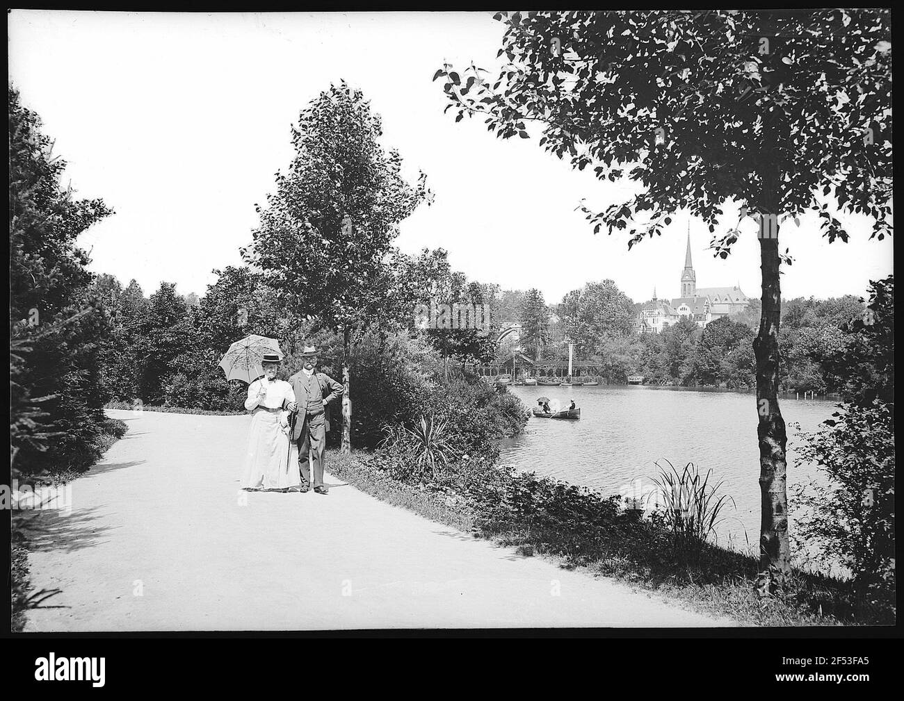 Therapeutic walk Black and White Stock Photos & Images - Alamy