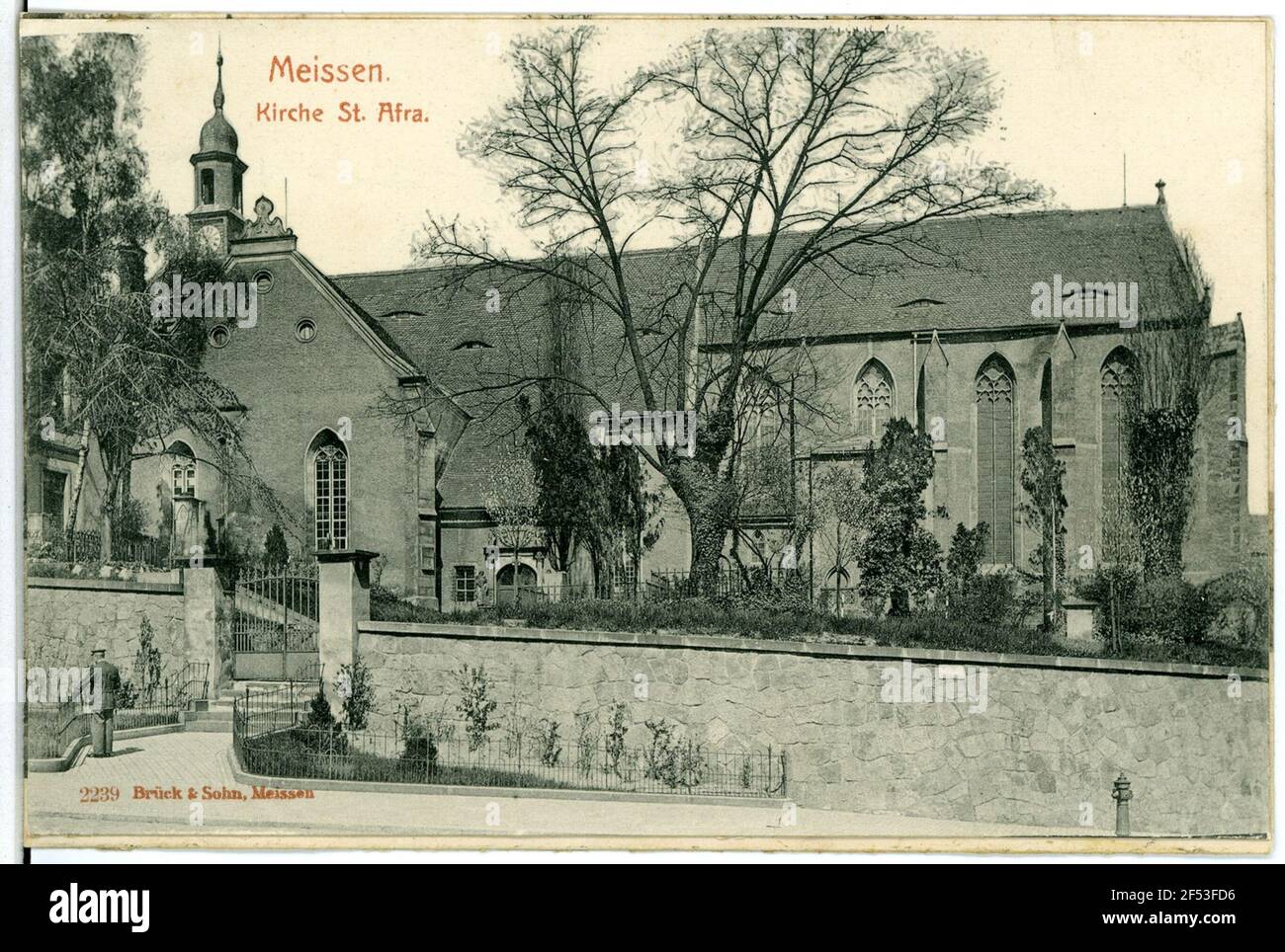 Kirche st. AFRA Meissen. Church of St. Afra Stock Photo - Alamy