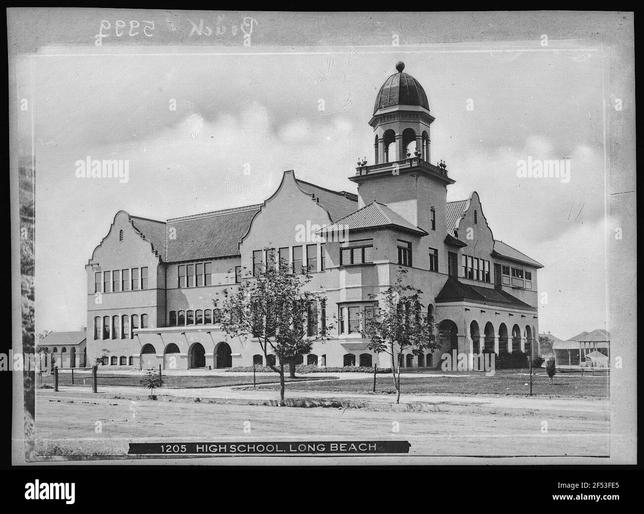 Long Beach. High School Long Beach Stock Photo - Alamy