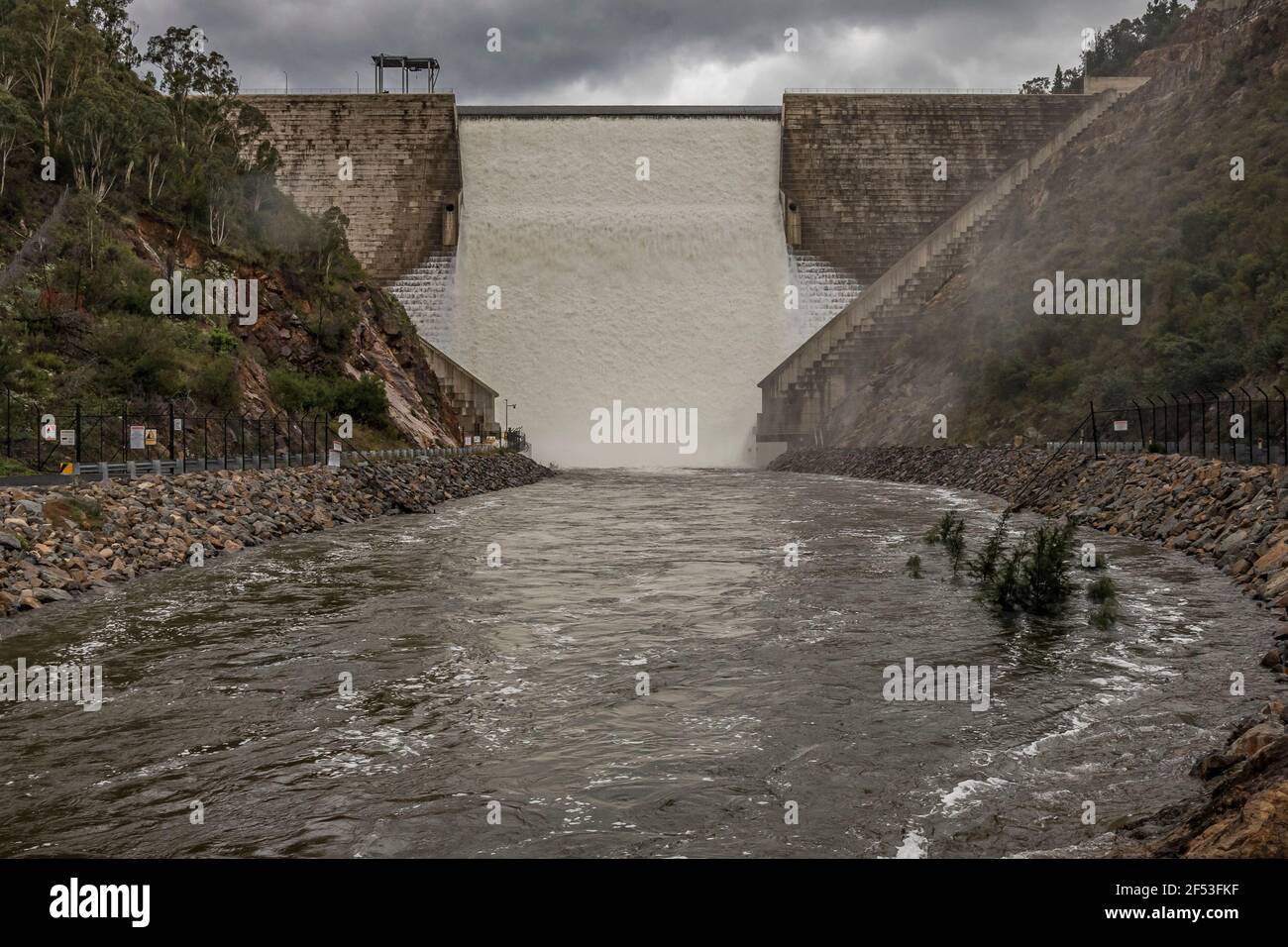 Cotter Dam, Canberra, ACT, Australia, 24 Mar 2021. Due to the heavy ...