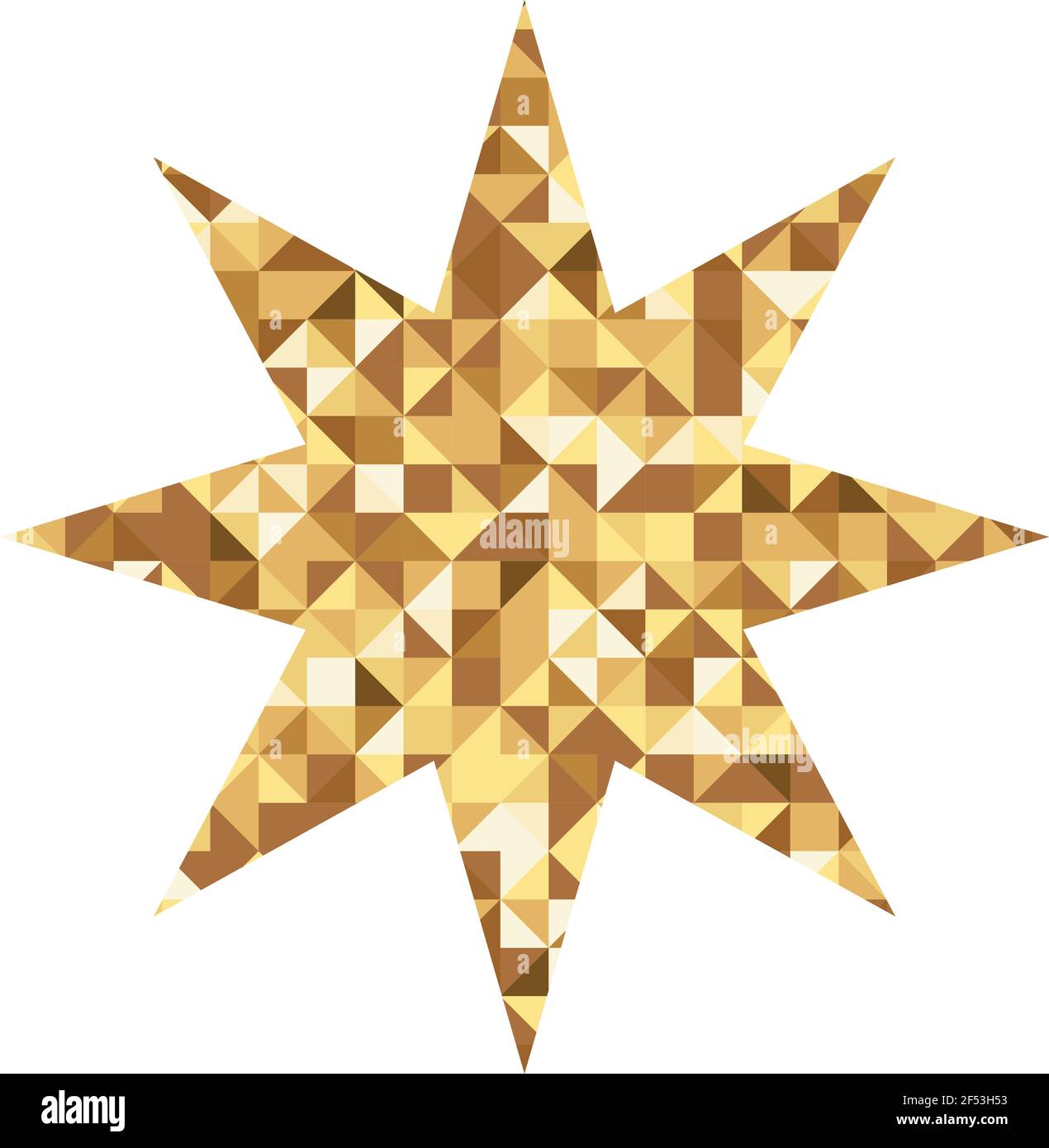 Vector luxury gold star. Rating, award and insignia Stock Vector Image ...