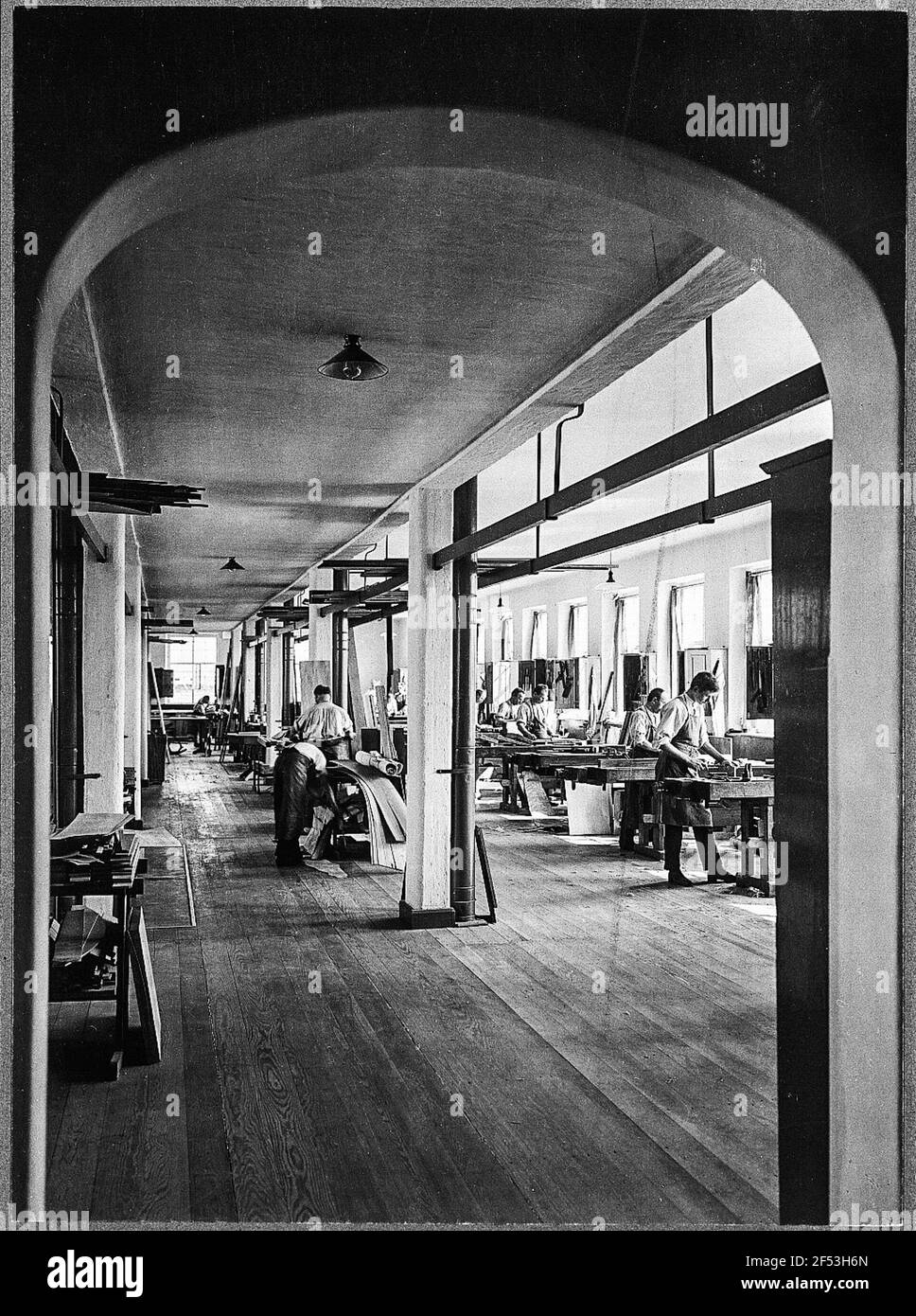 Carpentry of German workshops in Hellerau Stock Photo - Alamy