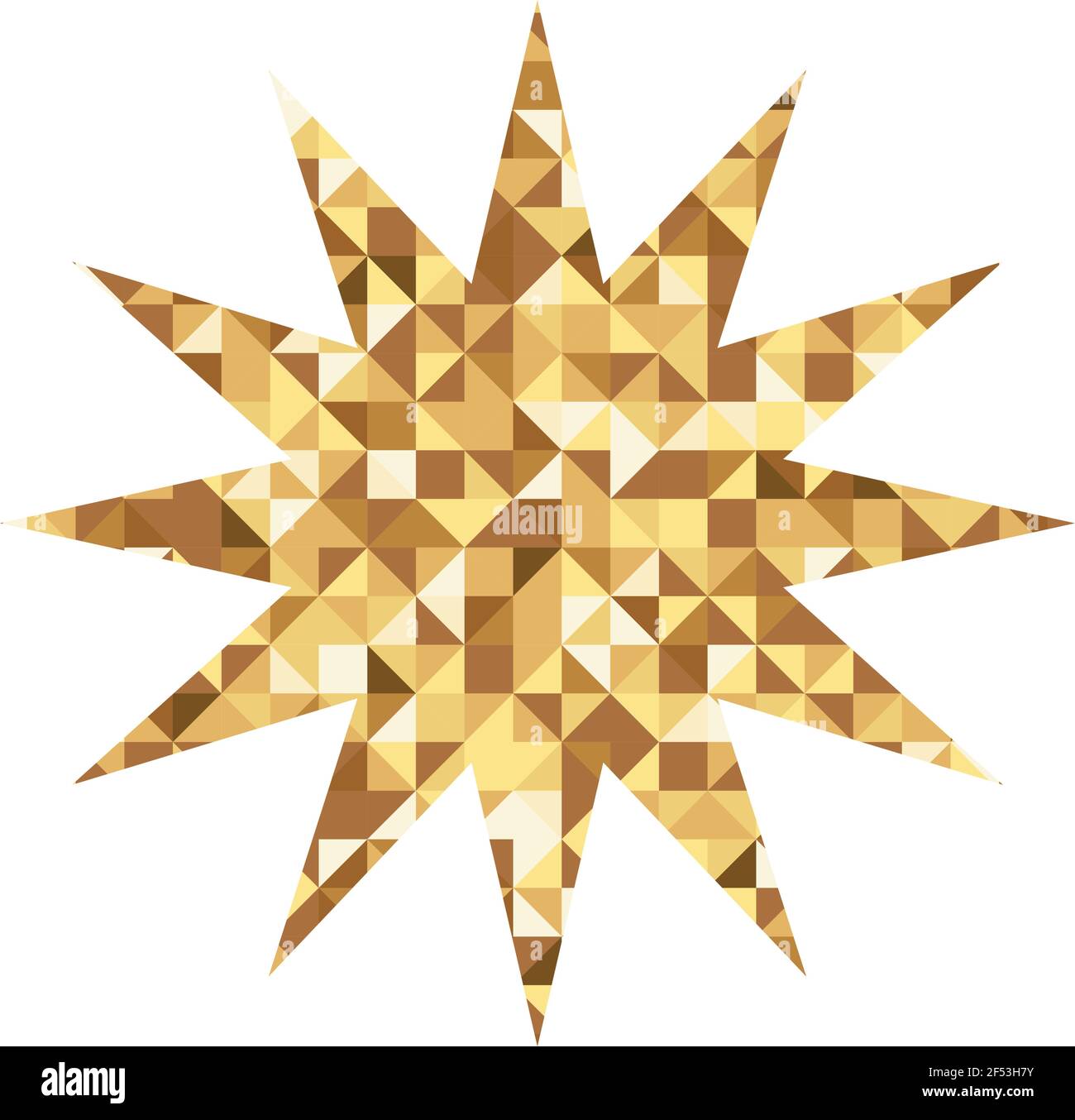 Vector luxury gold star. Rating, award and insignia Stock Vector Image ...