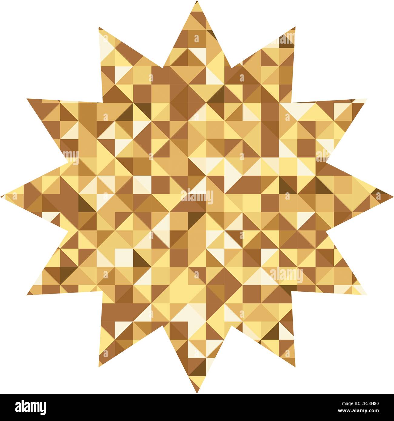 Vector luxury gold star. Rating, award and insignia Stock Vector Image ...