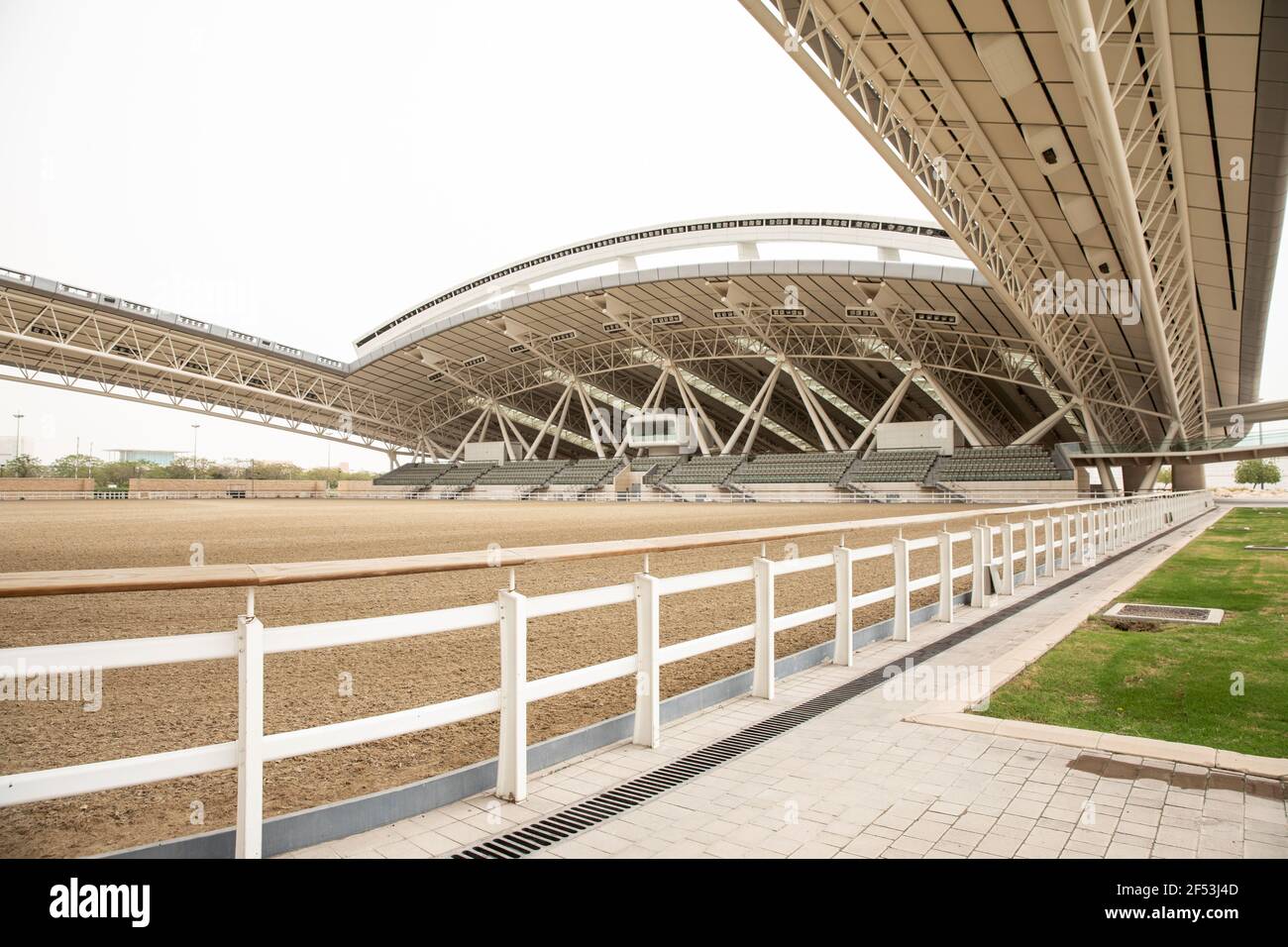 Al Shaqab Horse Racing Academy & Ottoman Stables, Doha, Qatar Stock ...