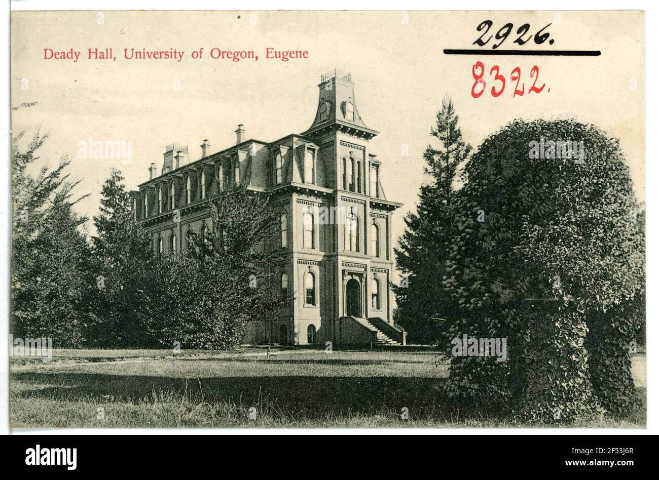 Deady Hall, University of Oregon Eugene. Deady Hall (1873-1876; William ...