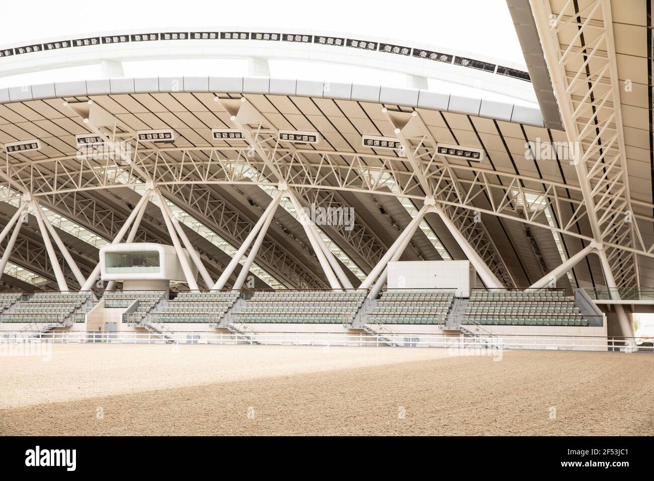 Al Shaqab Horse Racing Academy & Ottoman Stables, Doha, Qatar Stock ...