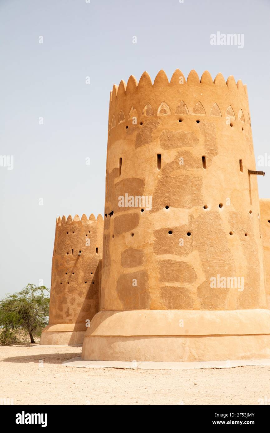 Al Zubarah Fort, Qatar Stock Photo - Alamy