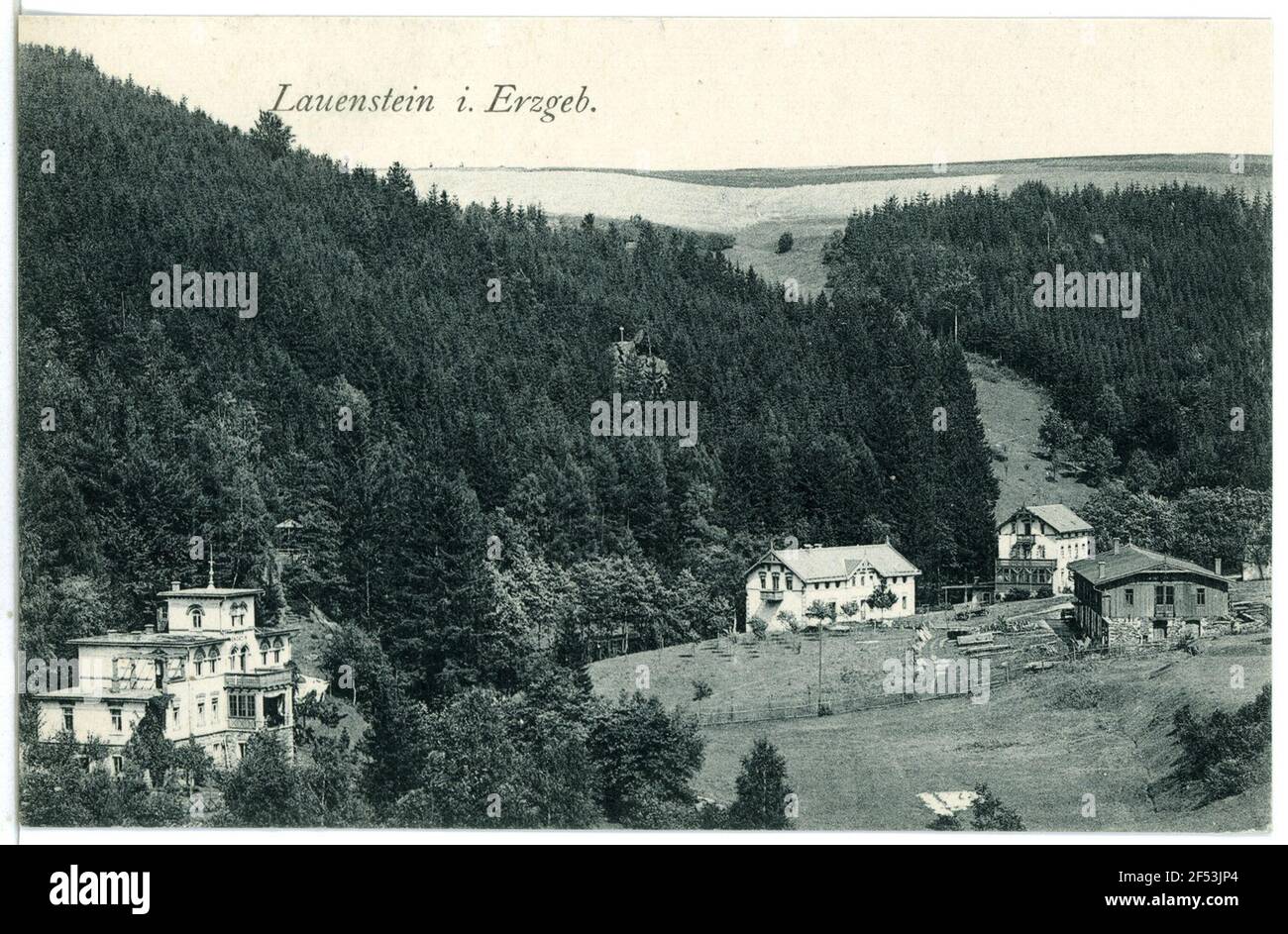 View of Lauenstein Lauenstein. View of Lauenstein Stock Photo - Alamy