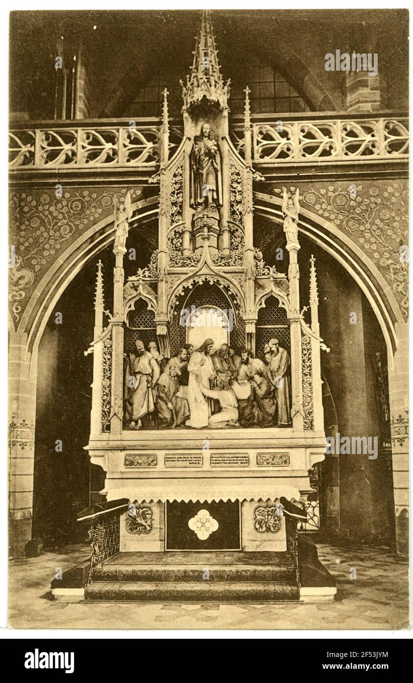 Church interior altar in Cut Out Stock Images & Pictures - Alamy