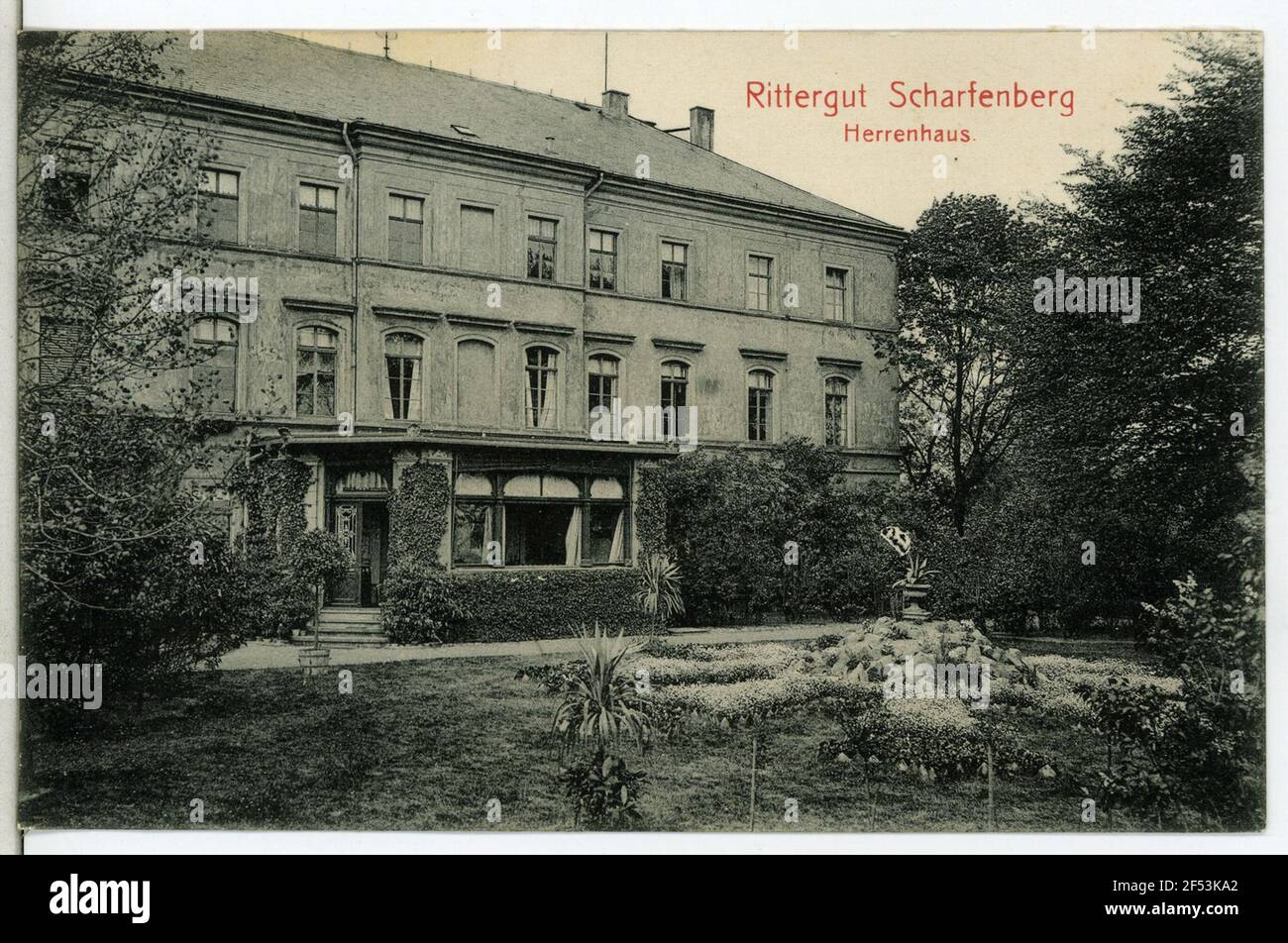 Mansion Scharfenberg. Mansion Stock Photo - Alamy