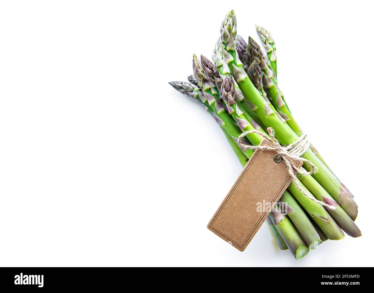 Asparagus organic label hi-res stock photography and images - Alamy