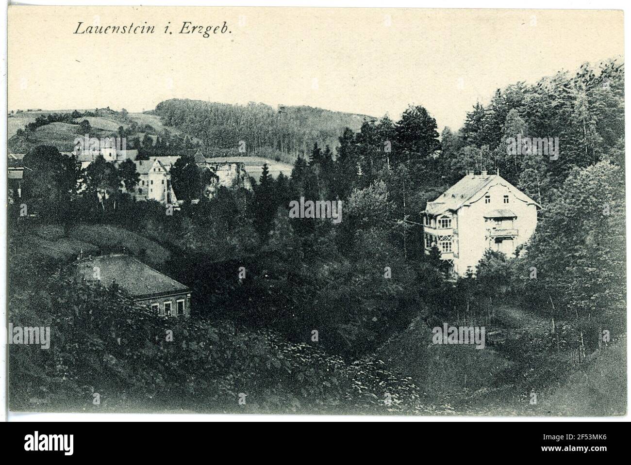 View of Lauenstein Lauenstein. View of Lauenstein Stock Photo - Alamy