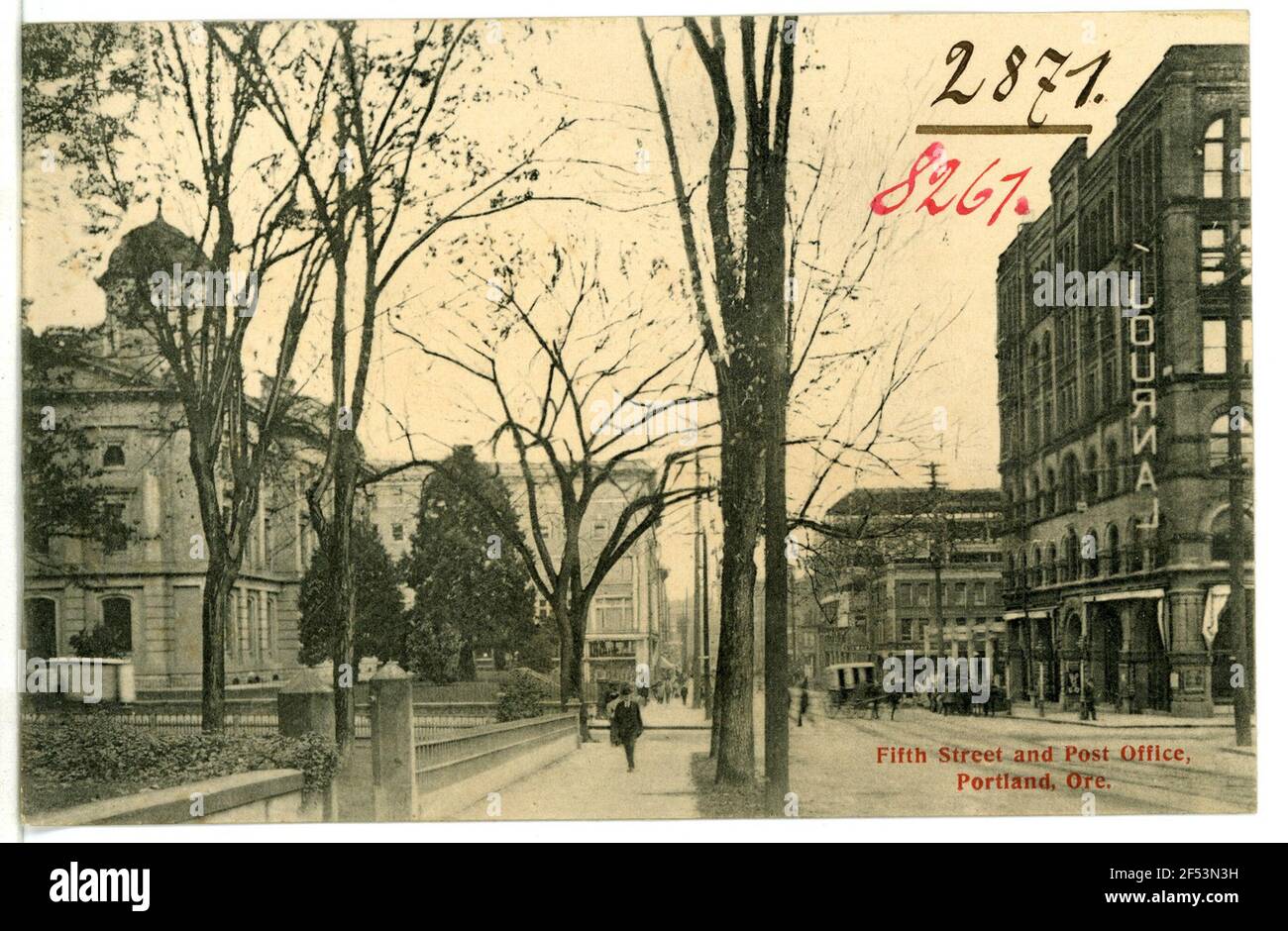 Fifth Street and Post Office Portland, Oregon. Fifth Street and Post ...