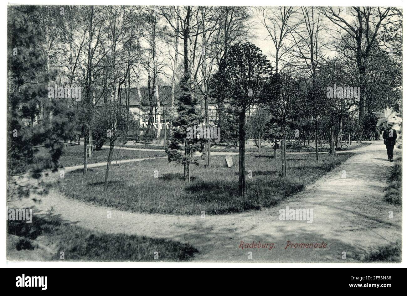 Promenade Radeburg. Promenade Stock Photo - Alamy