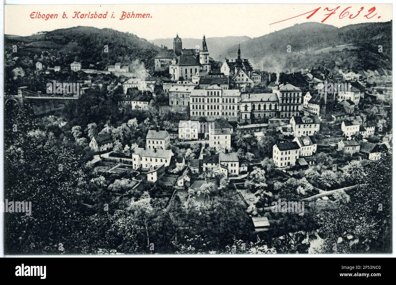 View of elbogen Elbogen. View of elbogen Stock Photo - Alamy