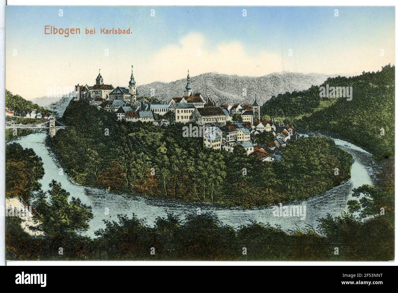View of elbogen Elbogen. View of elbogen Stock Photo - Alamy
