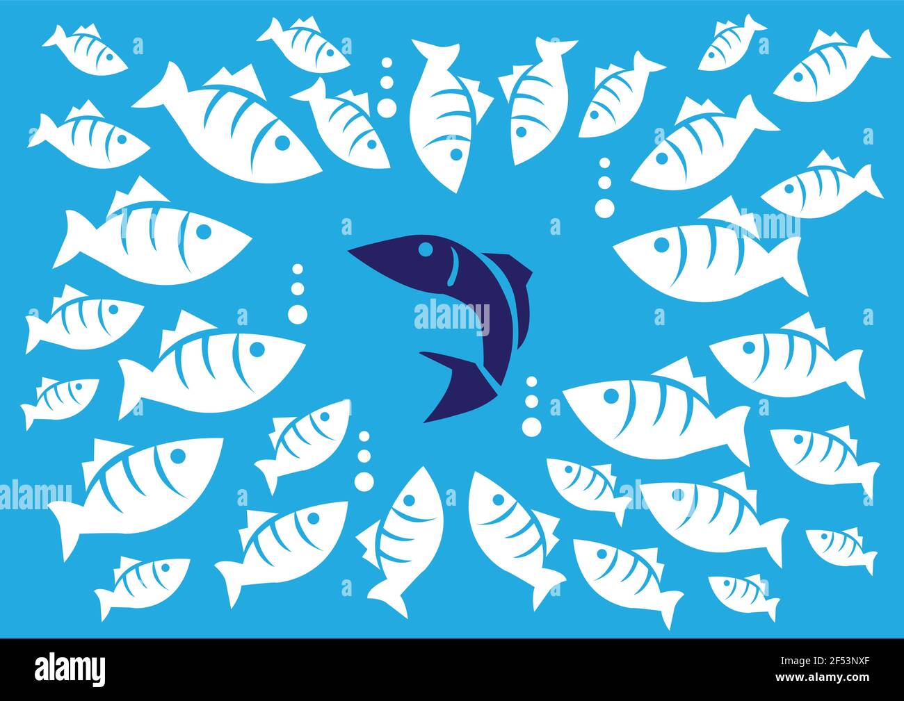 Attract different species Stock Vector Images - Alamy