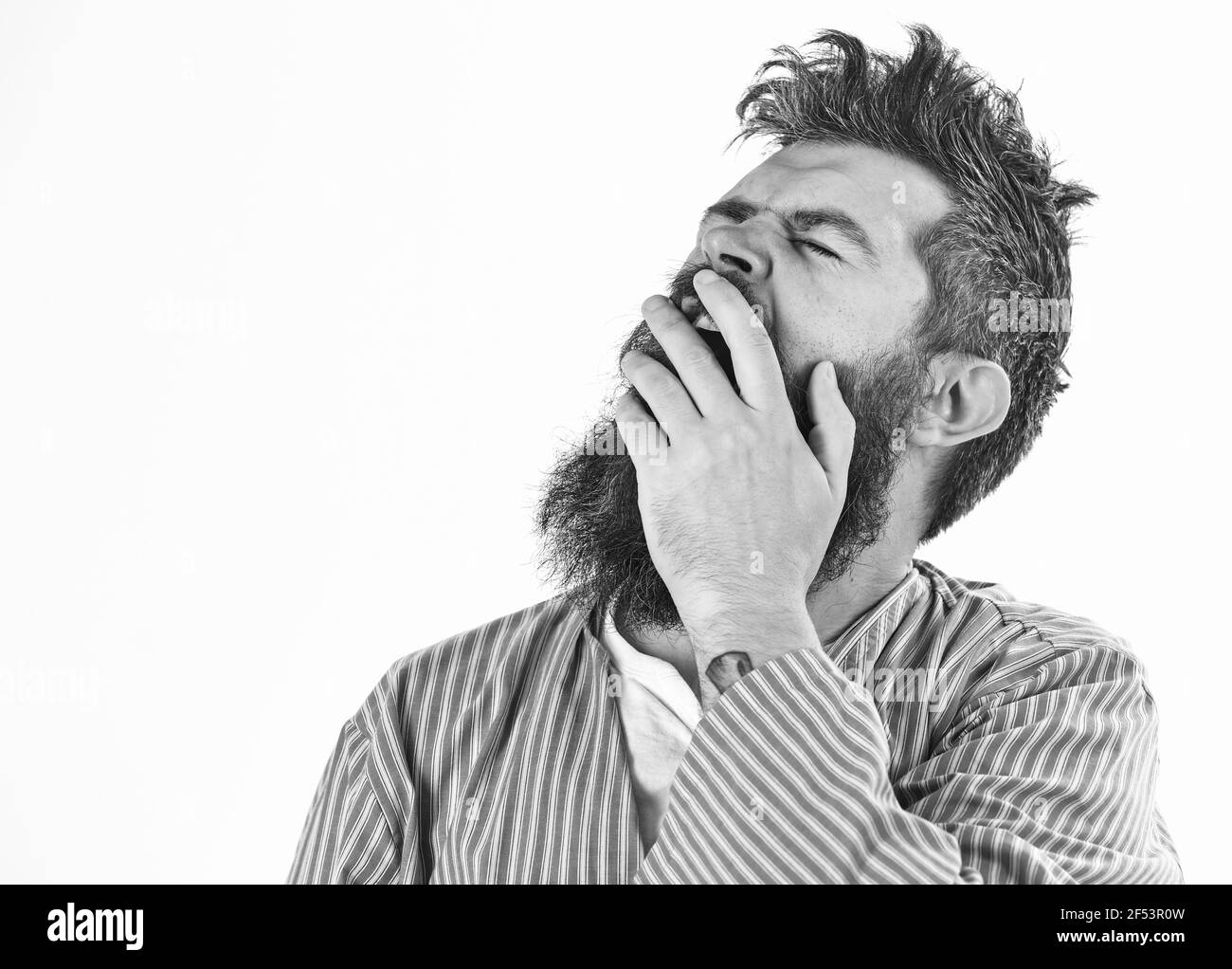 Messy beard Black and White Stock Photos & Images - Alamy