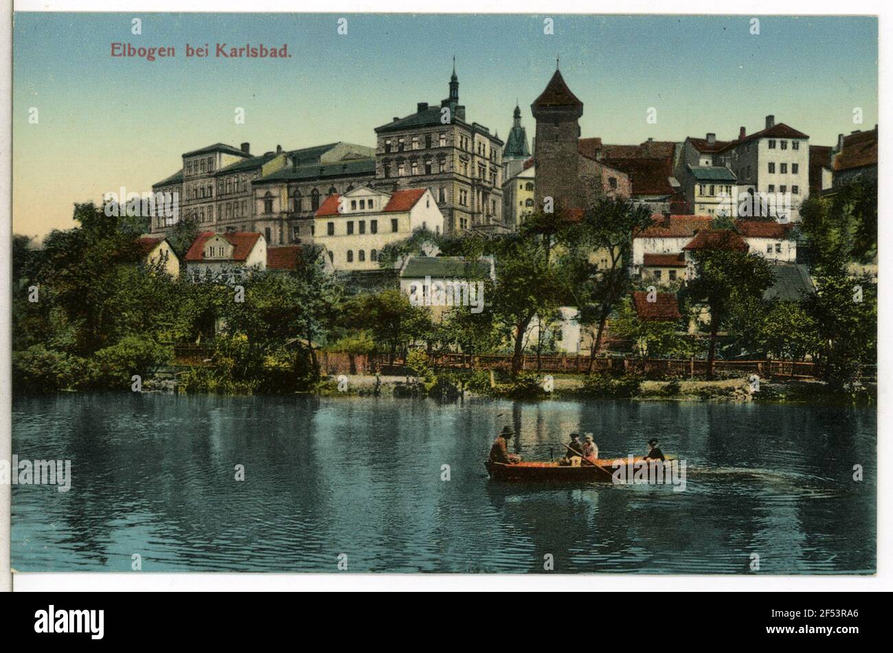 Closed elbogen at Karlsbad Elbogen. Castle Elbogen at Karlsbad Stock ...