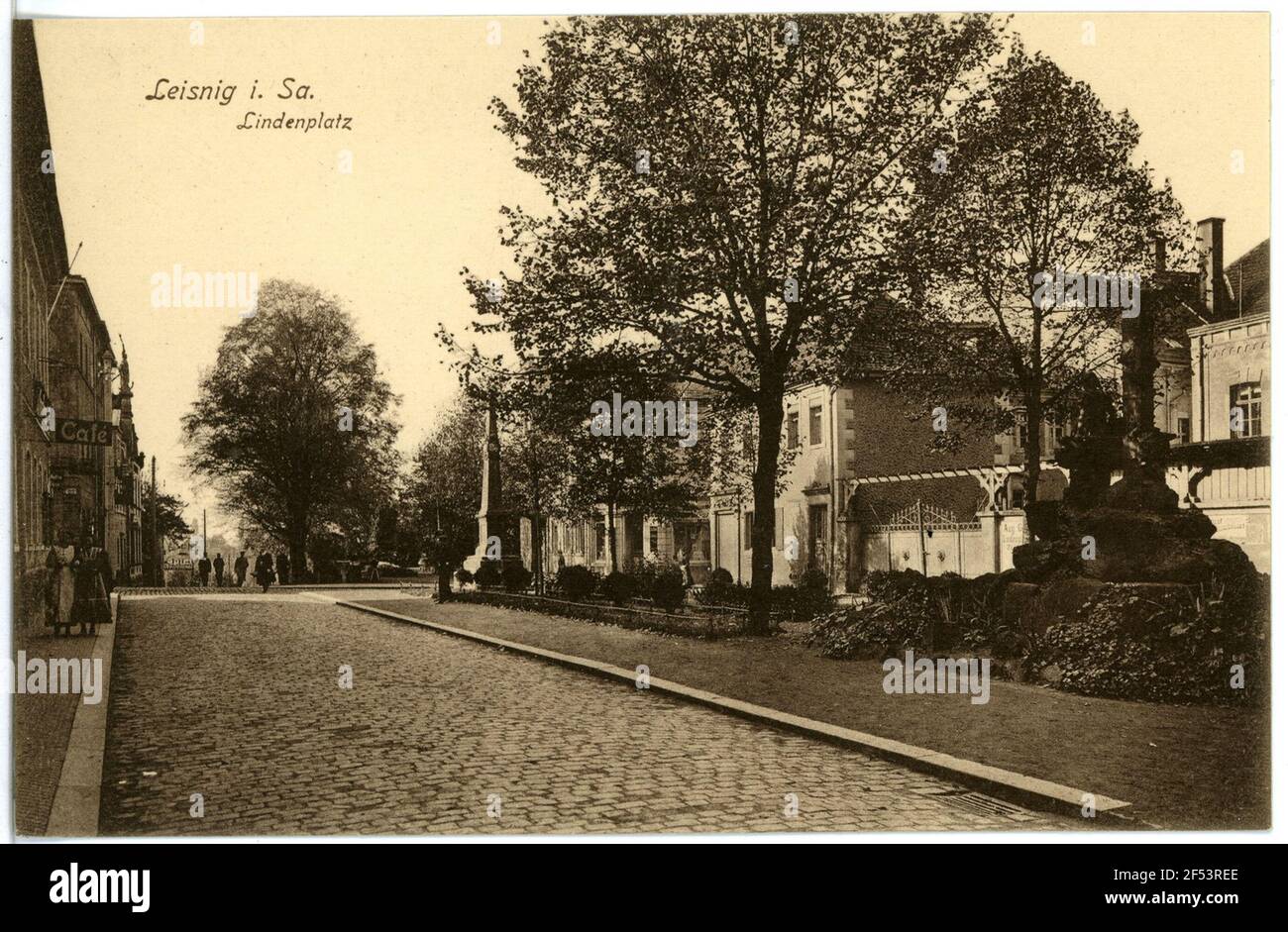 Lindenplatz Leisnig. Lindenplatz Stock Photo - Alamy