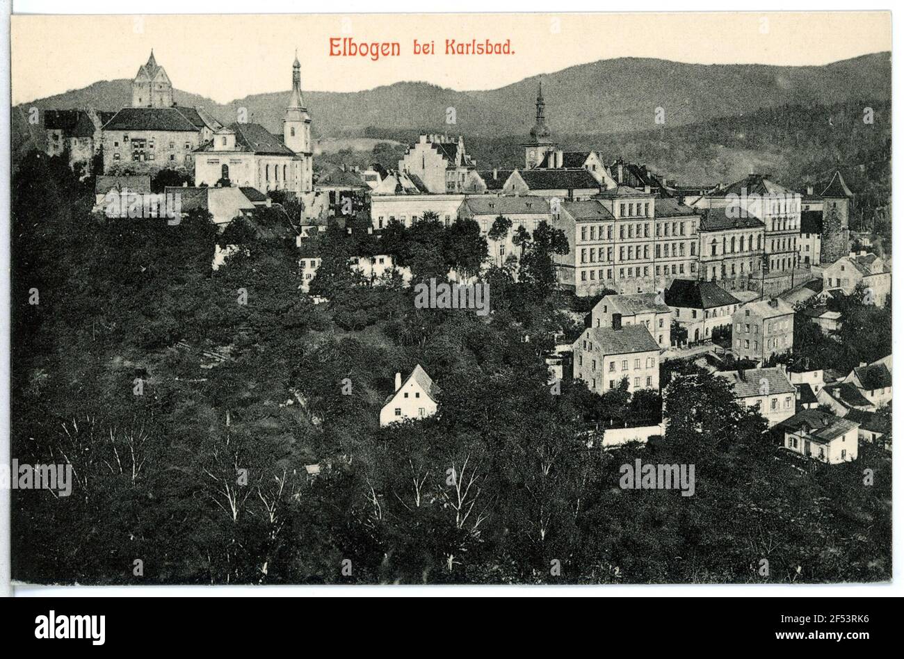 View of elbogen Elbogen. View of elbogen Stock Photo - Alamy