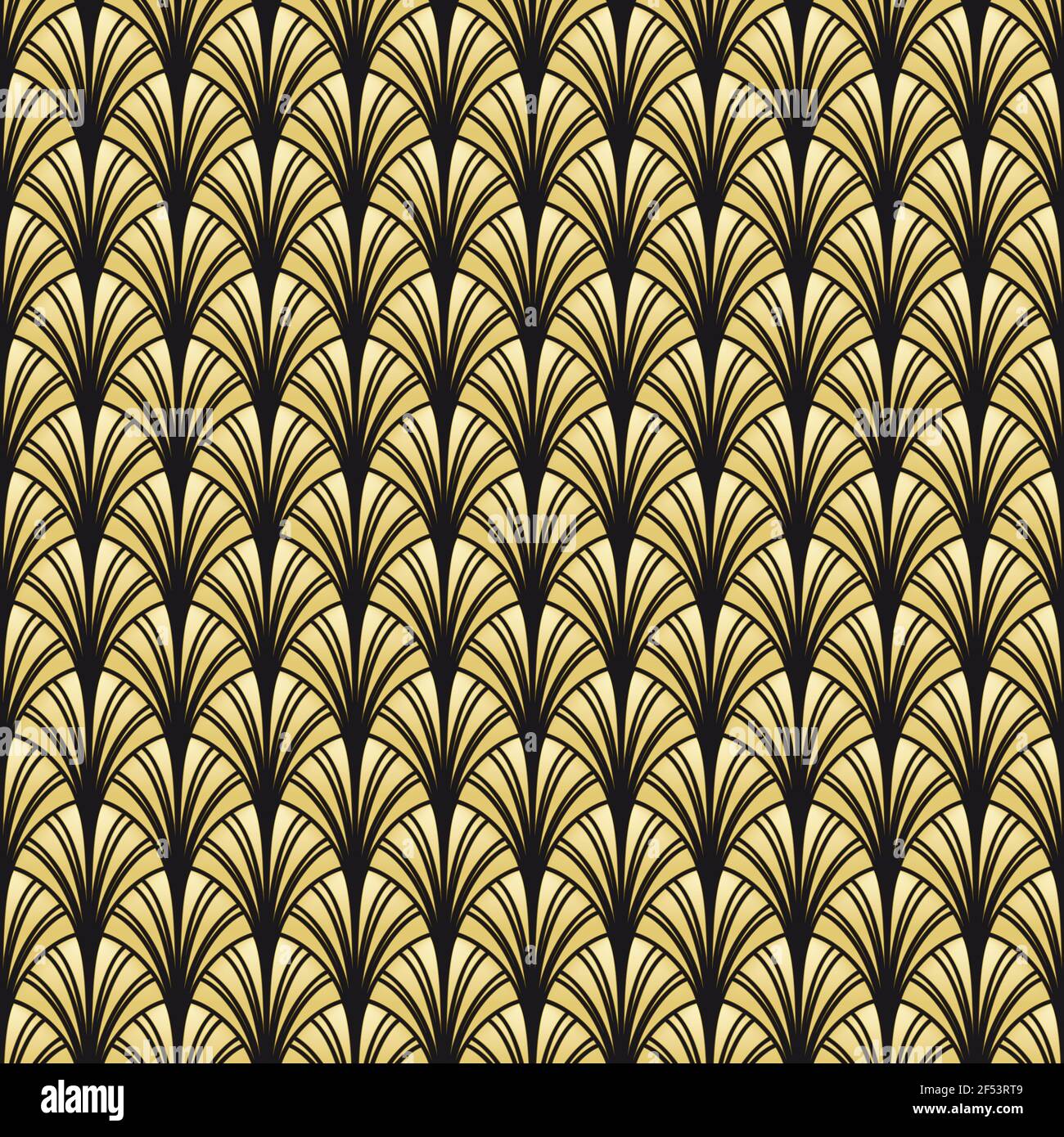 Seamless pattern made in Art-Deco style Stock Photo - Alamy