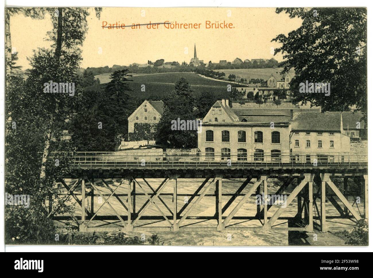 Gear bridge Goehren. Gear bridge Stock Photo - Alamy