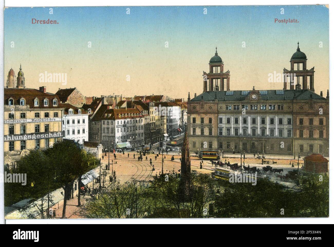 1911 postcards of dresden hi-res stock photography and images - Alamy