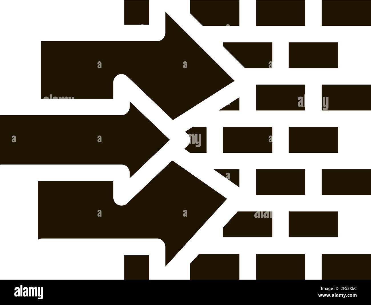 construction elements icon Vector Glyph Illustration Stock Vector Image ...