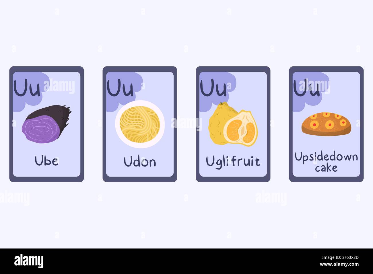 Ube cake Stock Vector Images - Alamy