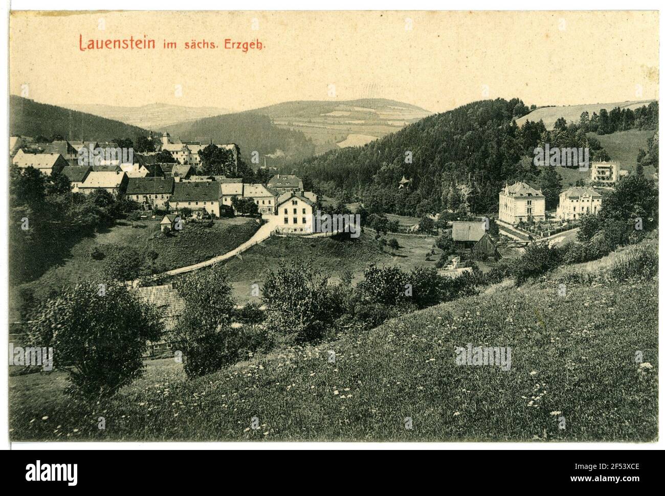 View of Lauenstein View of Lauenstein Stock Photo - Alamy