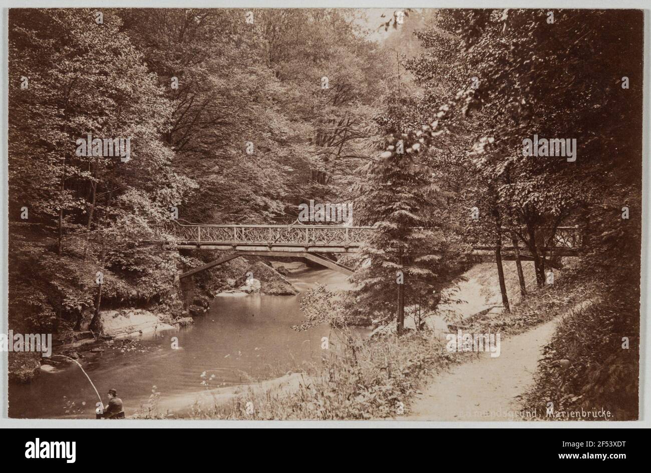 Bohemian Switzerland. Marienbrücke in the Edmundsgrund. Photography of ...