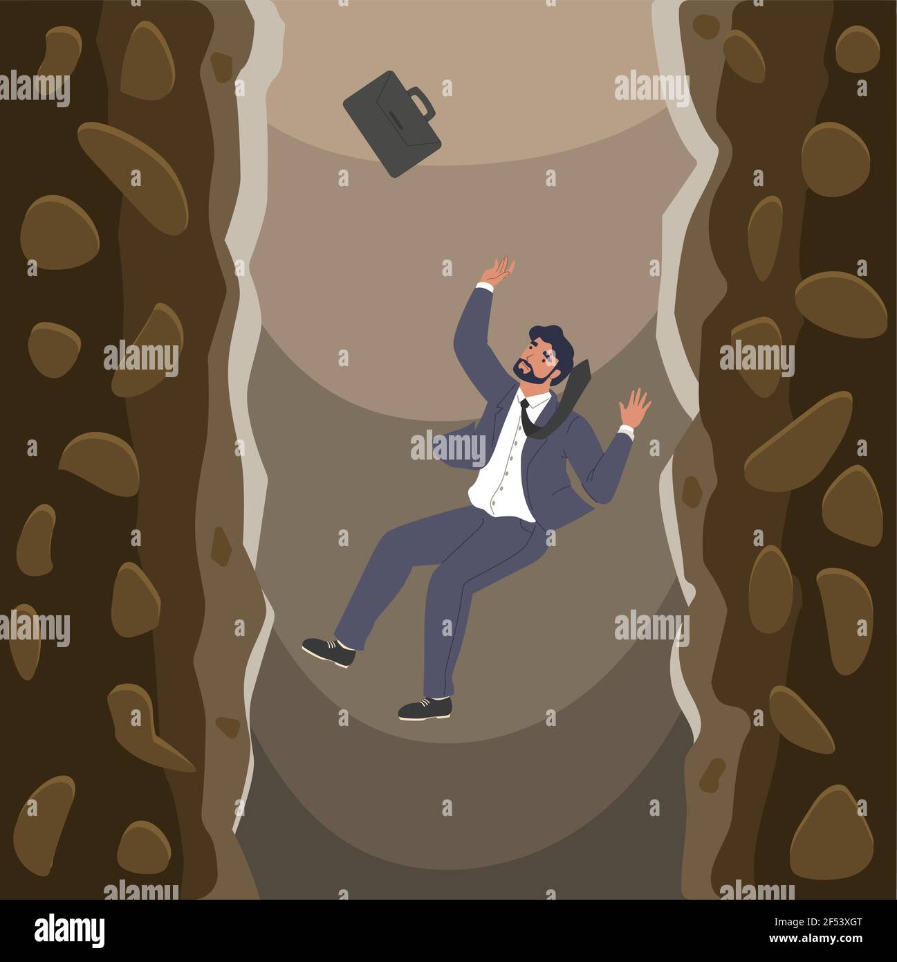 Collapse cliffs Stock Vector Images - Alamy