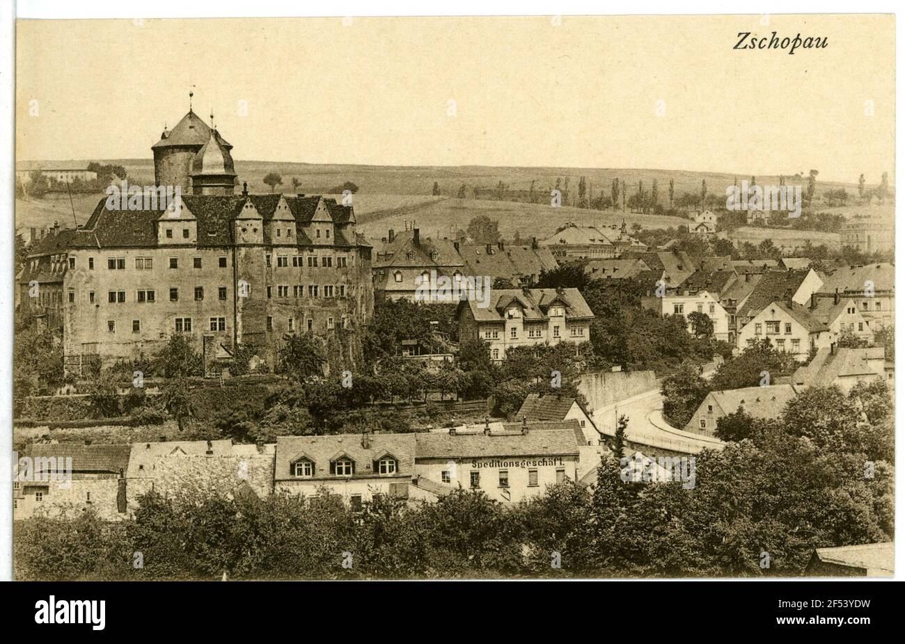 Lock Wildeck Zschopau. Castle Wildeck Stock Photo - Alamy