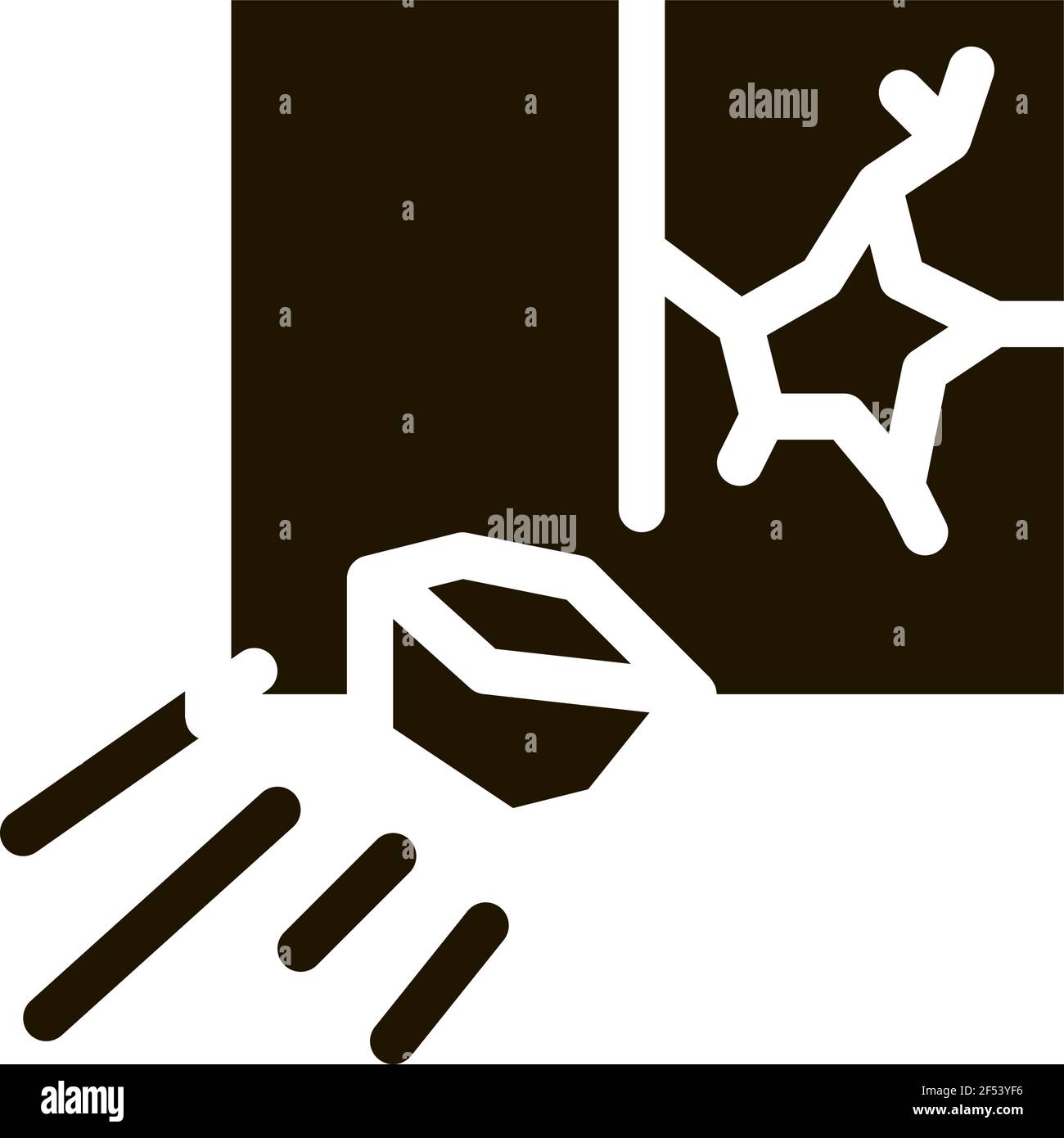 Broken stone mask Stock Vector Images - Alamy