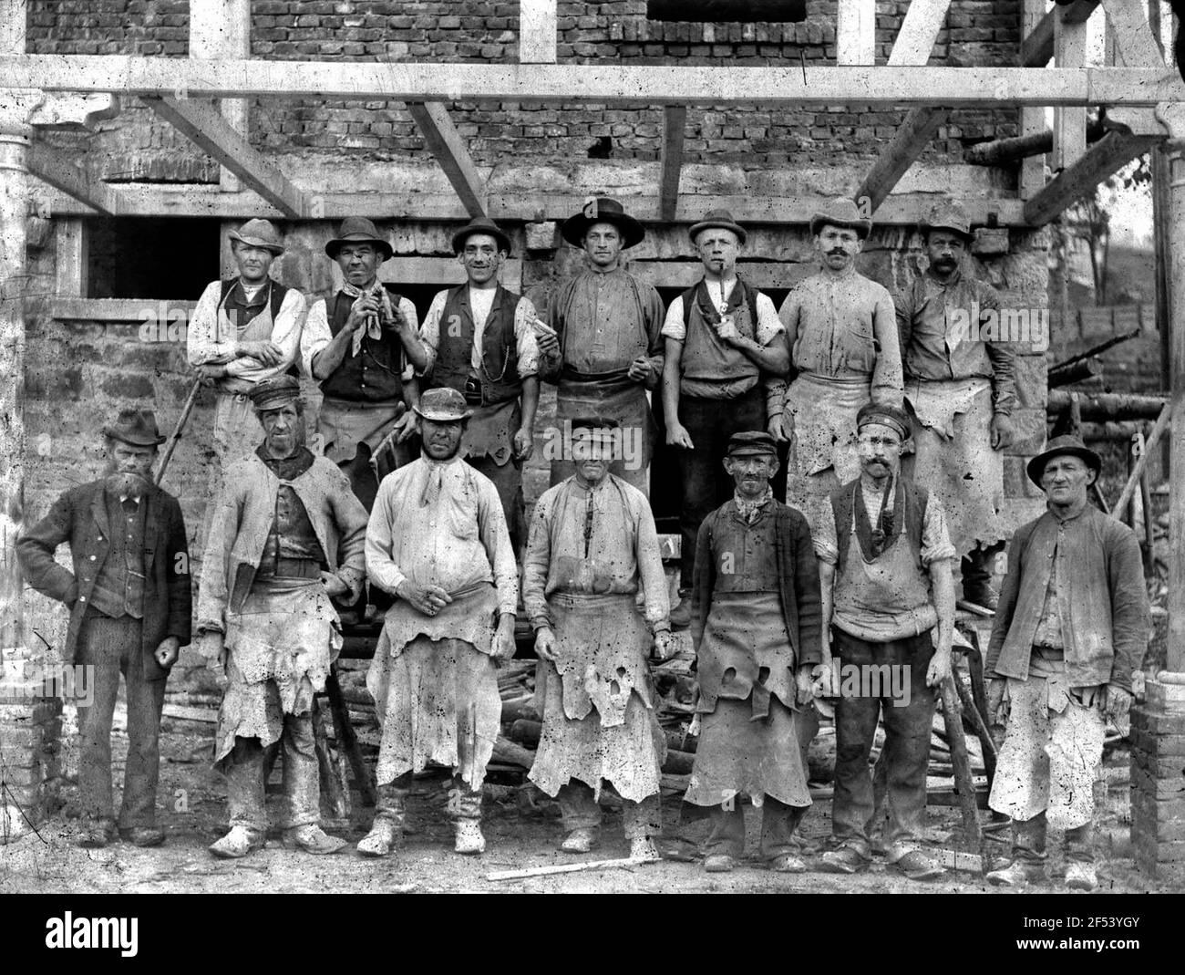 Craftsman building Black and White Stock Photos & Images - Alamy