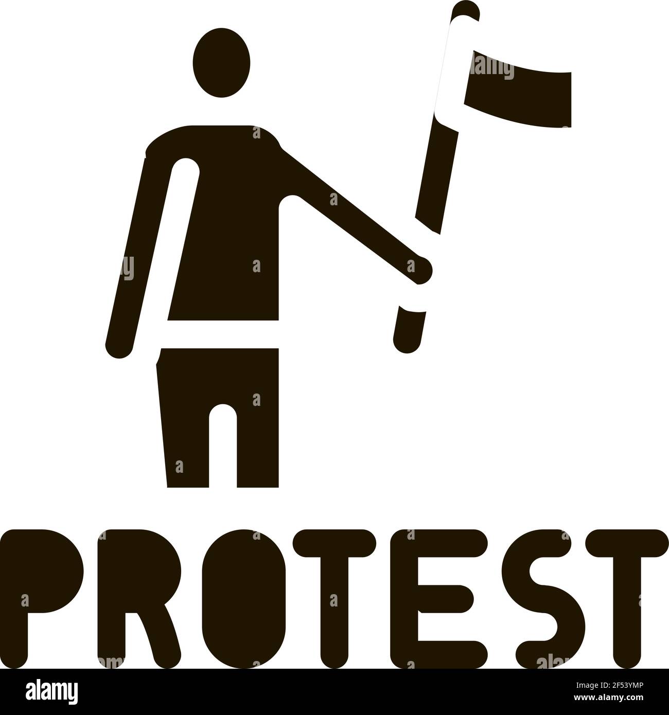 Strike workers illustration Stock Vector Images - Alamy