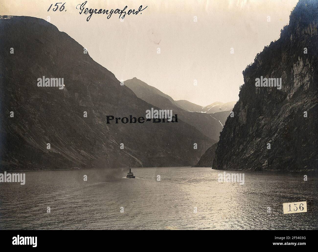 At Merok / Norway: Geirangerfjord Stock Photo - Alamy