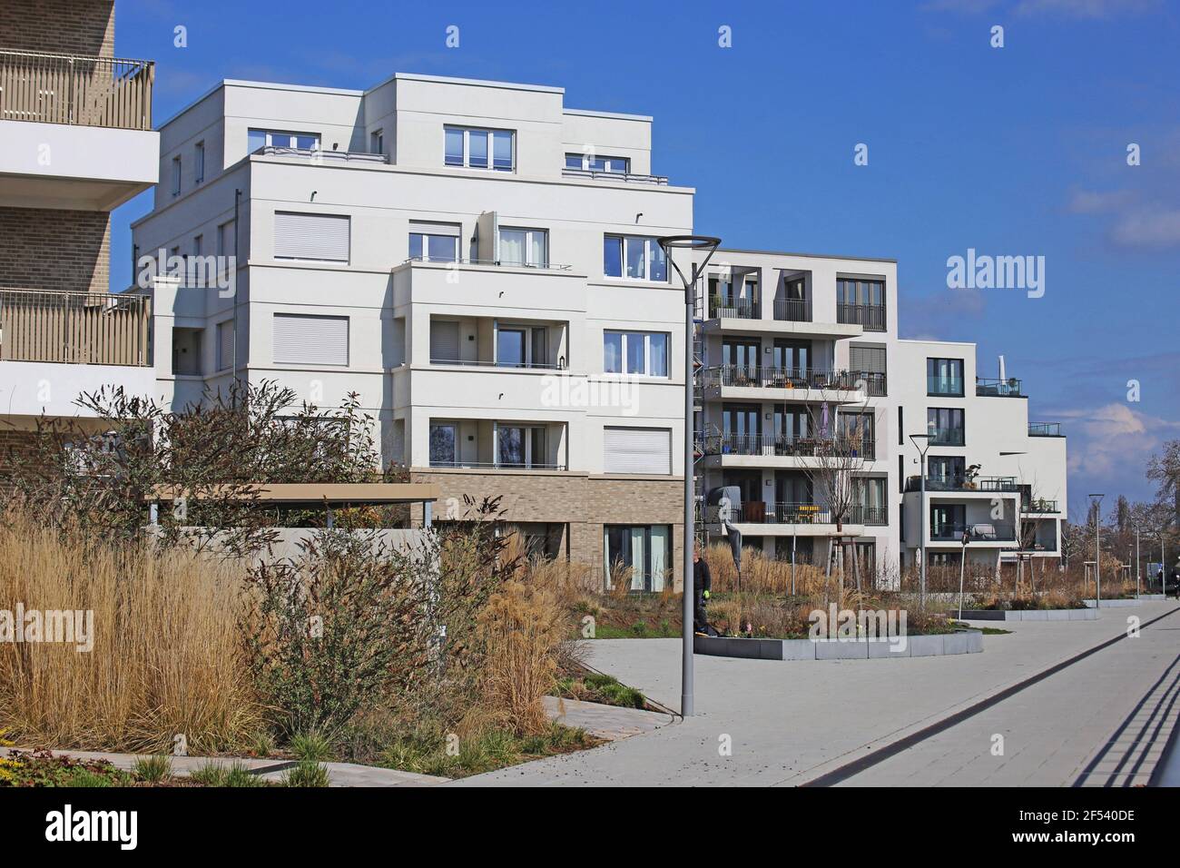 Modern residential complex in urban style Stock Photo - Alamy