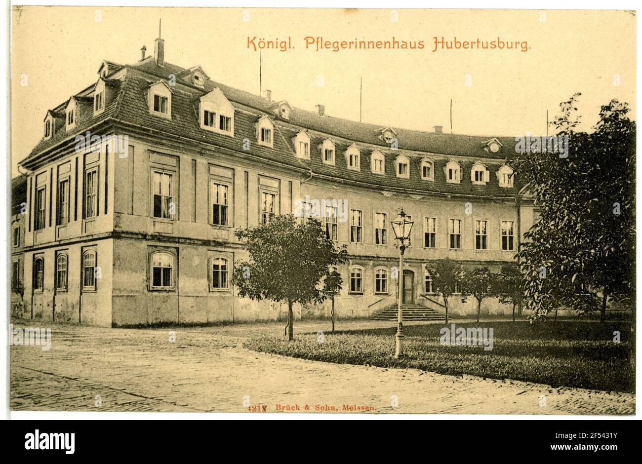 Nursing house Hubertusburg. Nursing house Stock Photo - Alamy